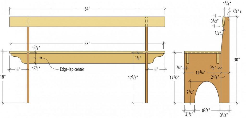 Shaker-Inspired Bench | Popular Woodworking
