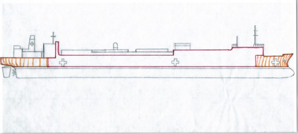 USNS Comfort and Mercy, A Scale Model, Part 1