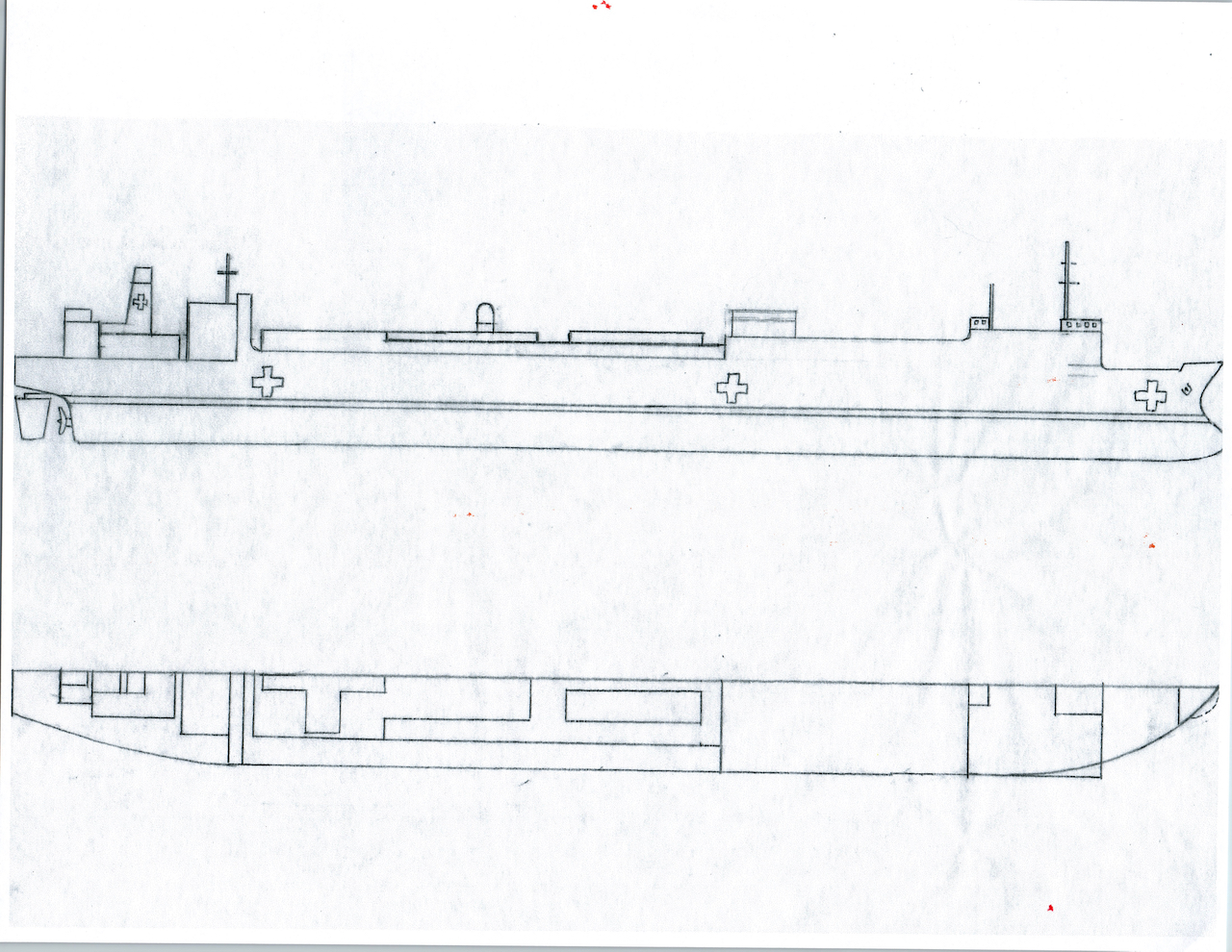 USNS Comfort and Mercy, A Scale Model, Part 1