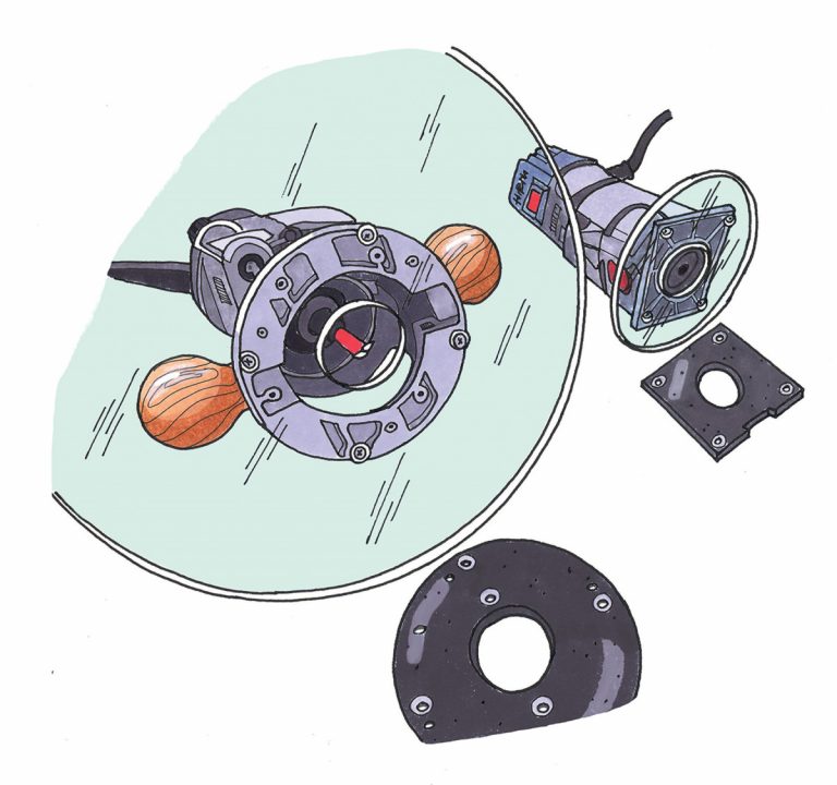 A Clear Improvement For Router Base Plates | Popular Woodworking