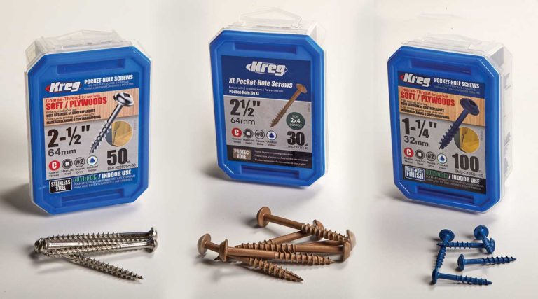 Choosing the Correct Pocket Screws for Your Project