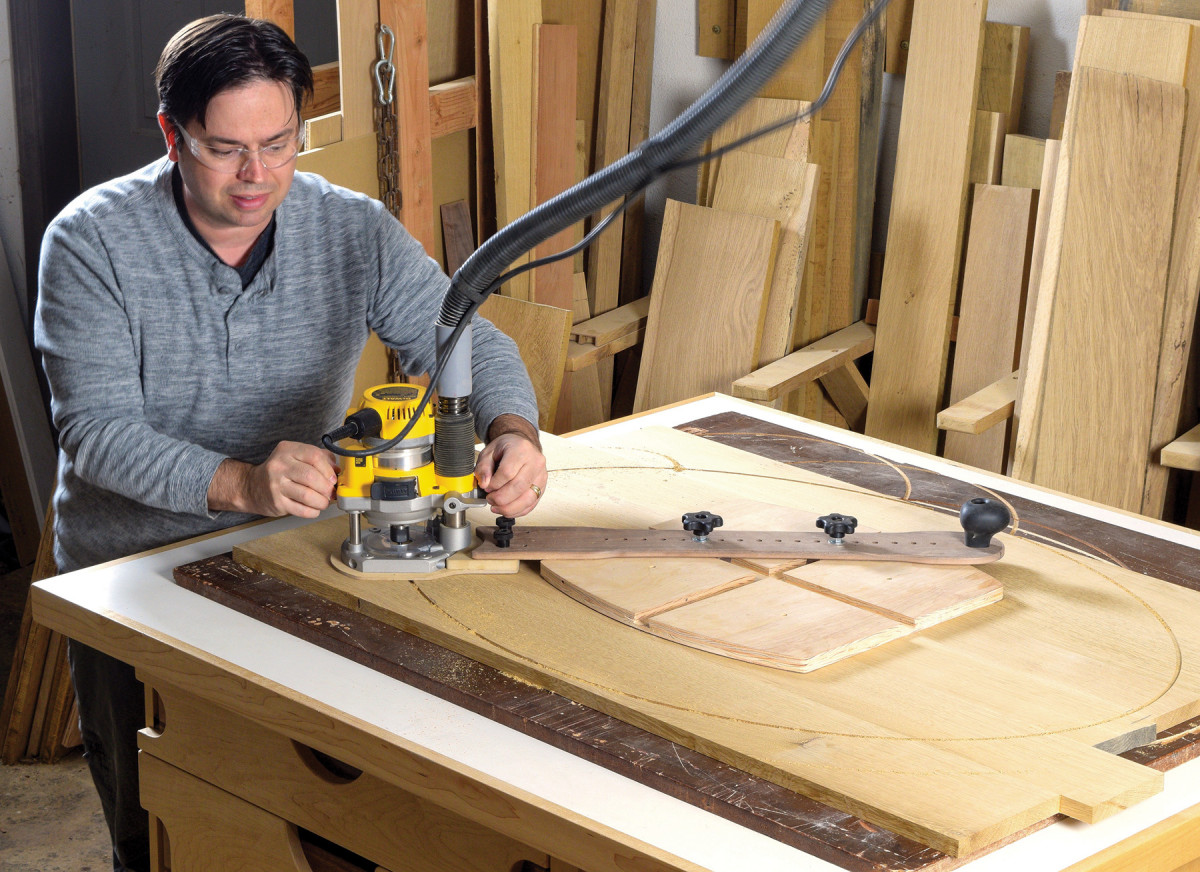 Elliptical Routing Jig | Popular Woodworking