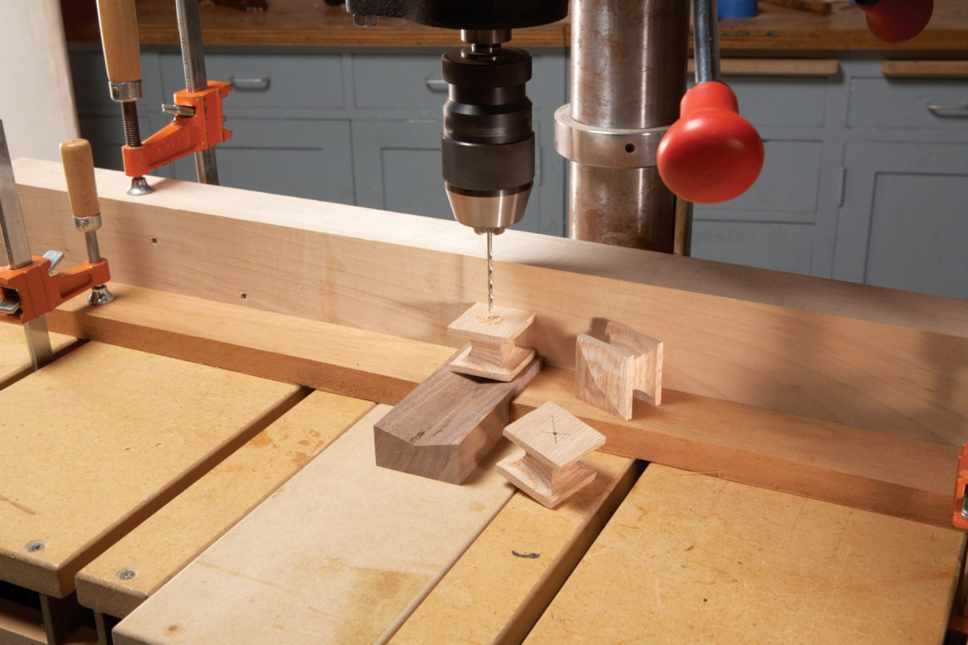 Knob-Drilling Jig | Popular Woodworking
