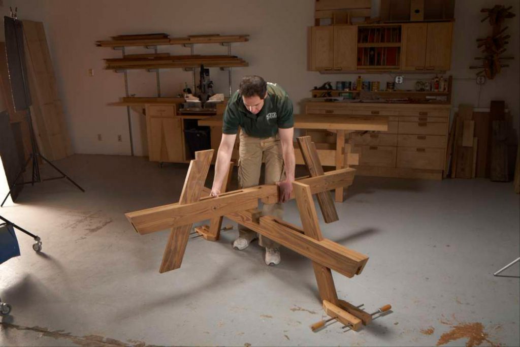 Crisscross Picnic Table | Popular Woodworking