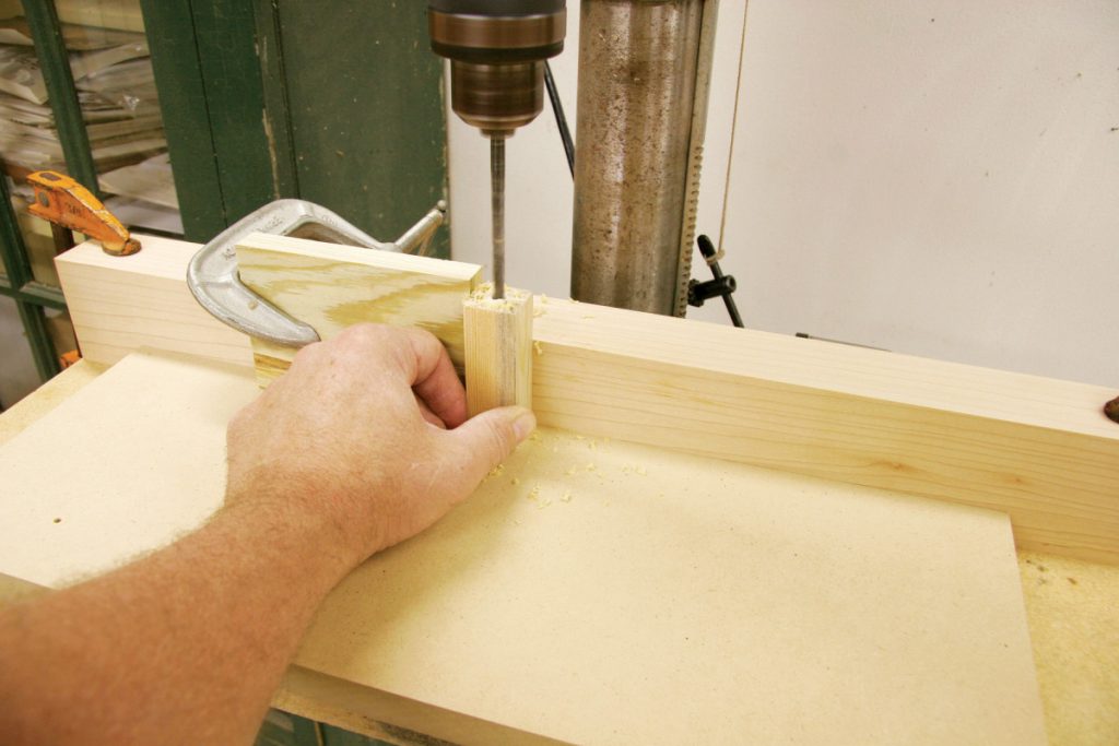 Drill Press Mortising Fixture | Popular Woodworking