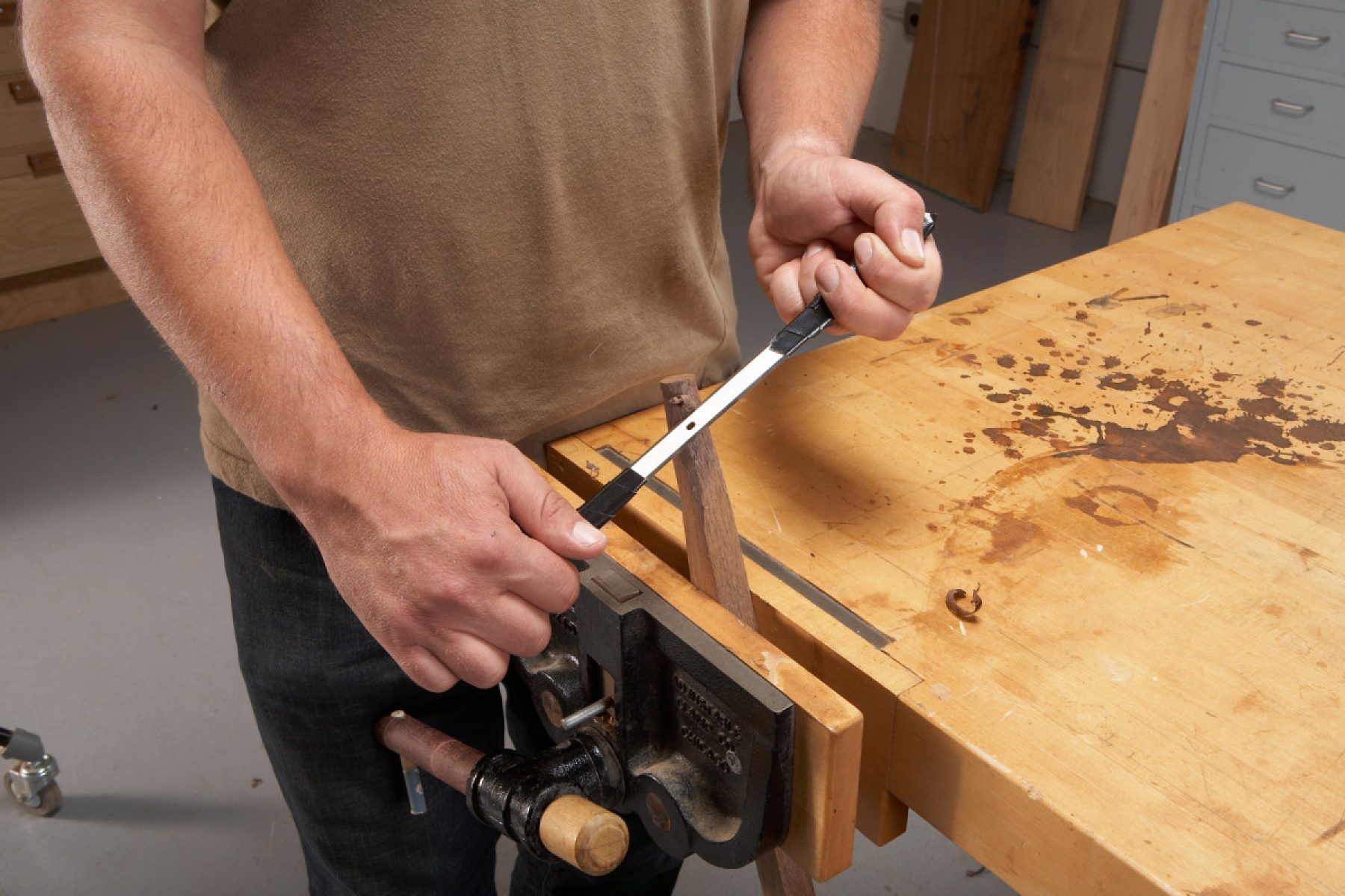 Planer Blade Drawknife | Popular Woodworking