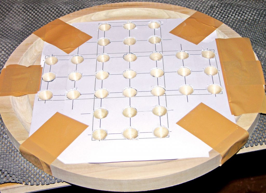 Marble Solitaire Game Board | Popular Woodworking