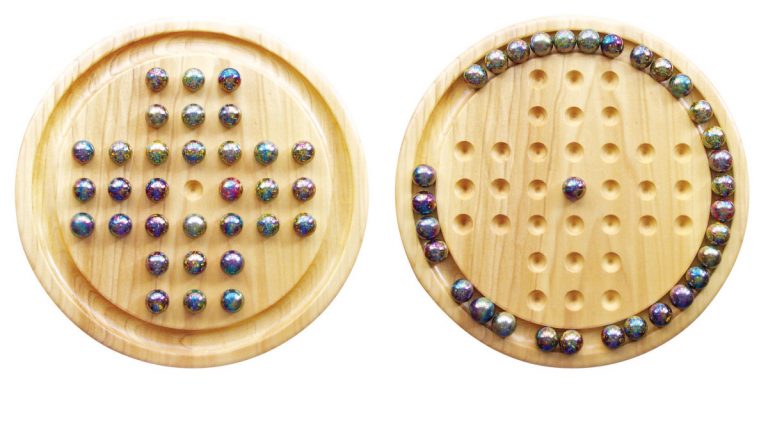 Marble Solitaire Game Board | Popular Woodworking