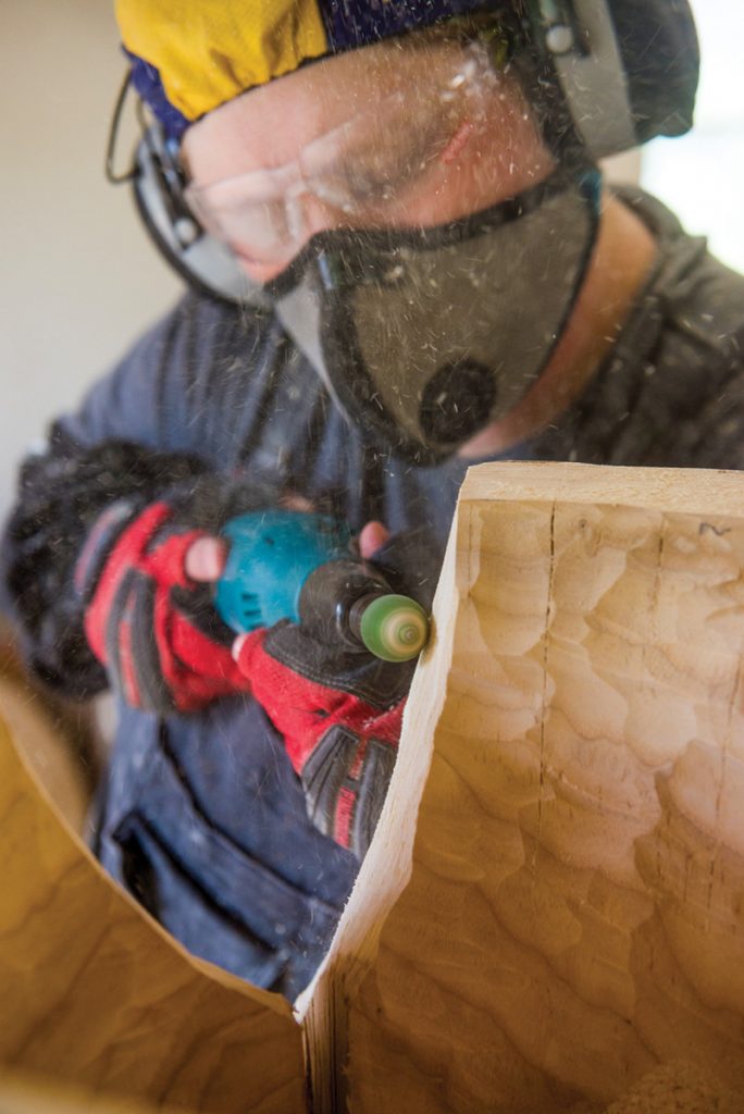 Power-Carved Side Table | Popular Woodworking