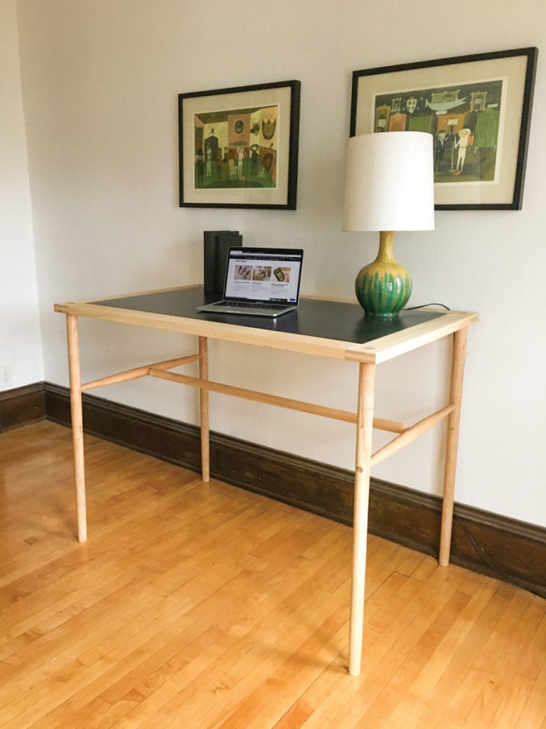 Post & Rung Standing Desk | Popular Woodworking
