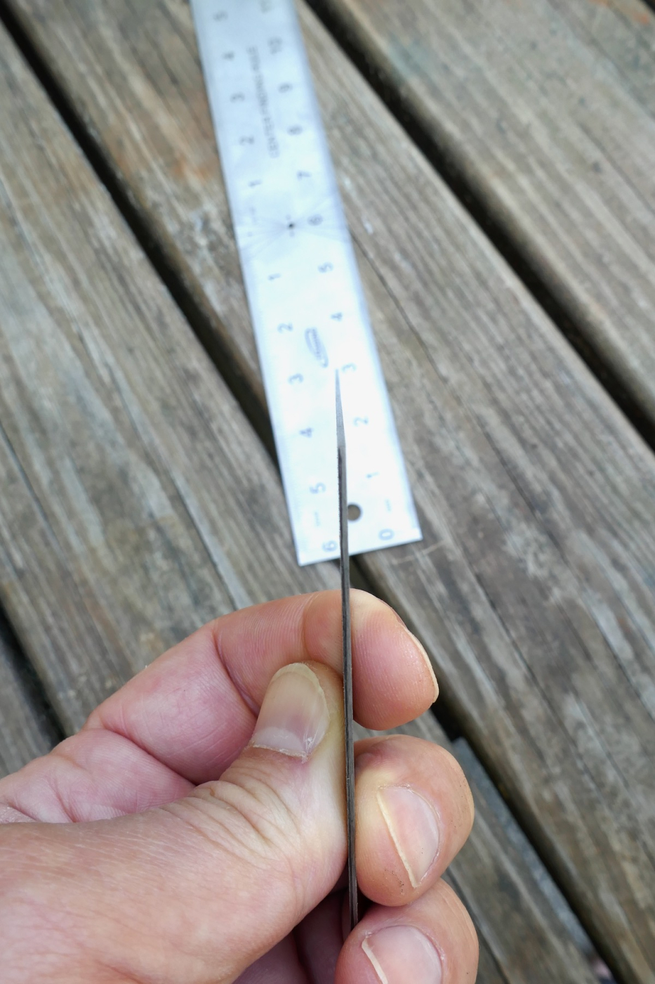 Flattening a Plane Sole, Part 5 - The Tools I Use to Measure Flatness ...