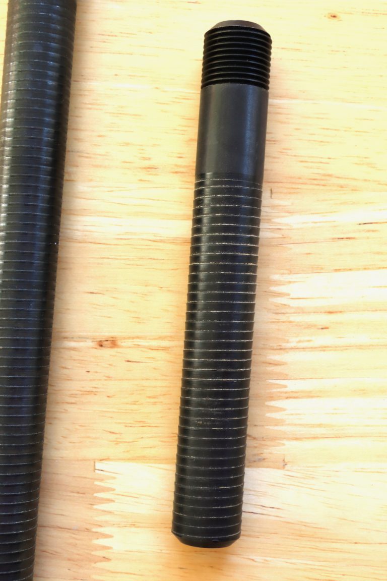 Modifying a 3/4″ Holdfasts to Work in 1″ Hole | Popular Woodworking