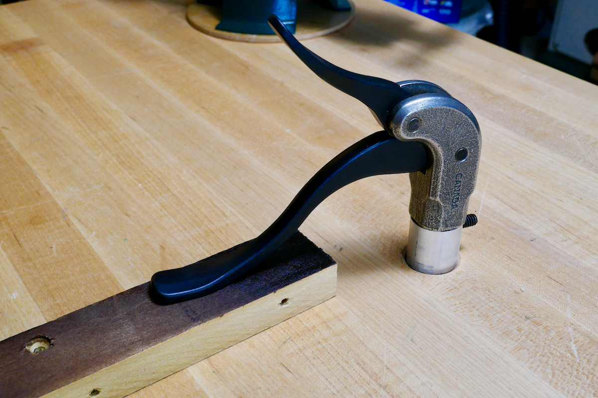 Modifying a 3/4″ Holdfasts to Work in 1″ Hole | Popular Woodworking