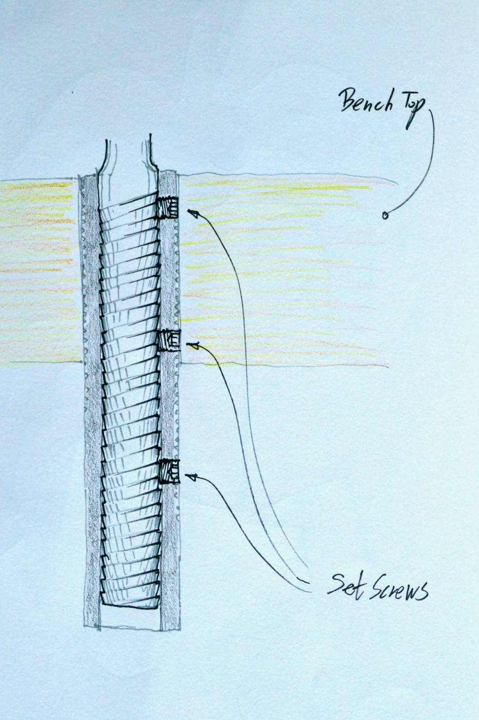Modifying a 3/4″ Holdfasts to Work in 1″ Hole | Popular Woodworking