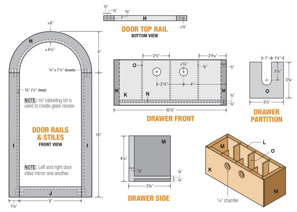 Tea Cabinet | Popular Woodworking