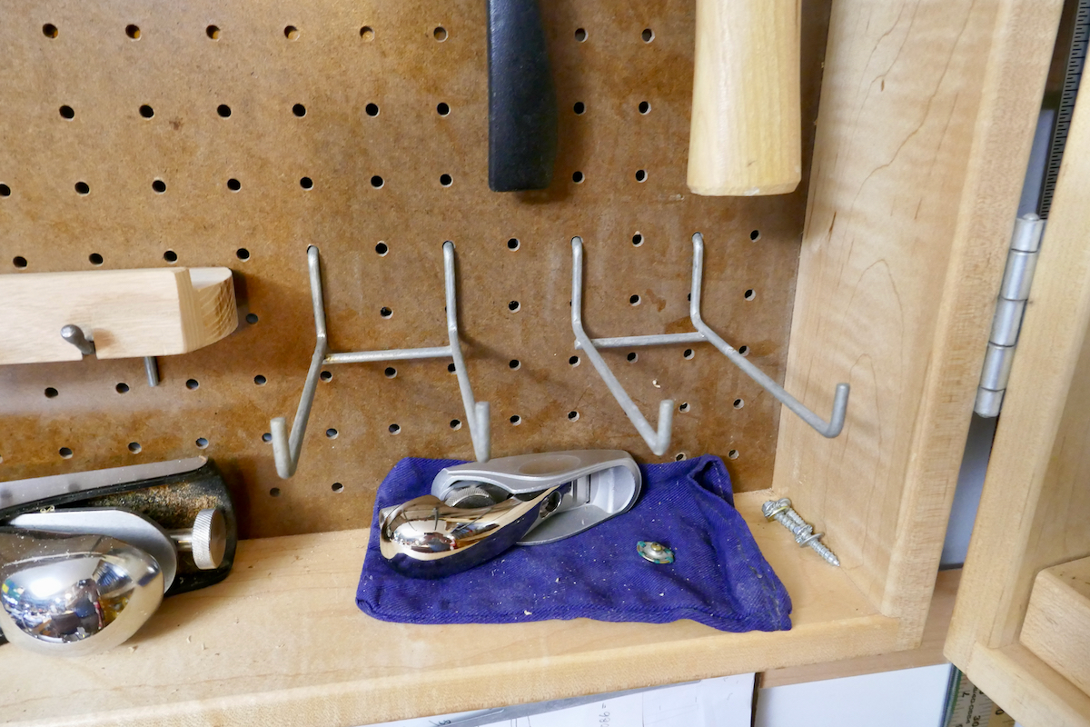 Pegboard Shelves for Planes | Popular Woodworking