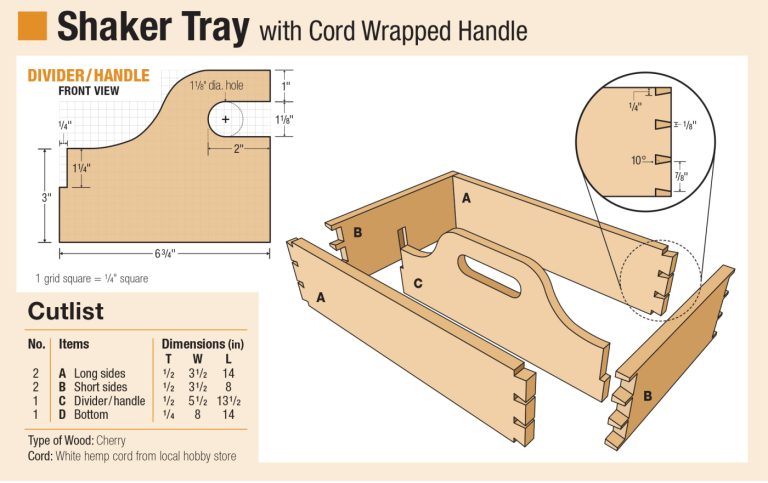 Dovetailed Shaker Tray | Popular Woodworking