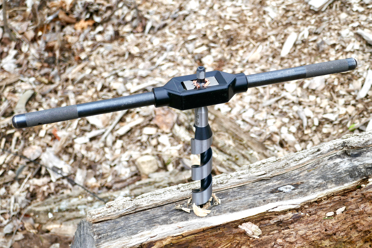 A Readymade Handle for Hand-drilling Wide Holes | Popular Woodworking