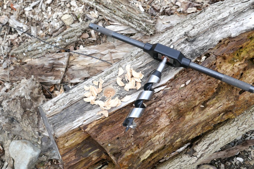 A Readymade Handle for Hand-drilling Wide Holes | Popular Woodworking