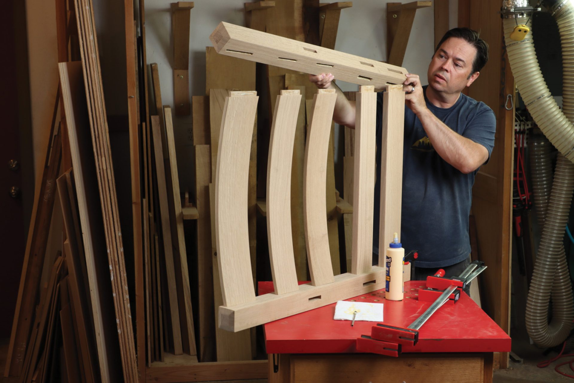 Cut Tenons on Curved Parts | Popular Woodworking
