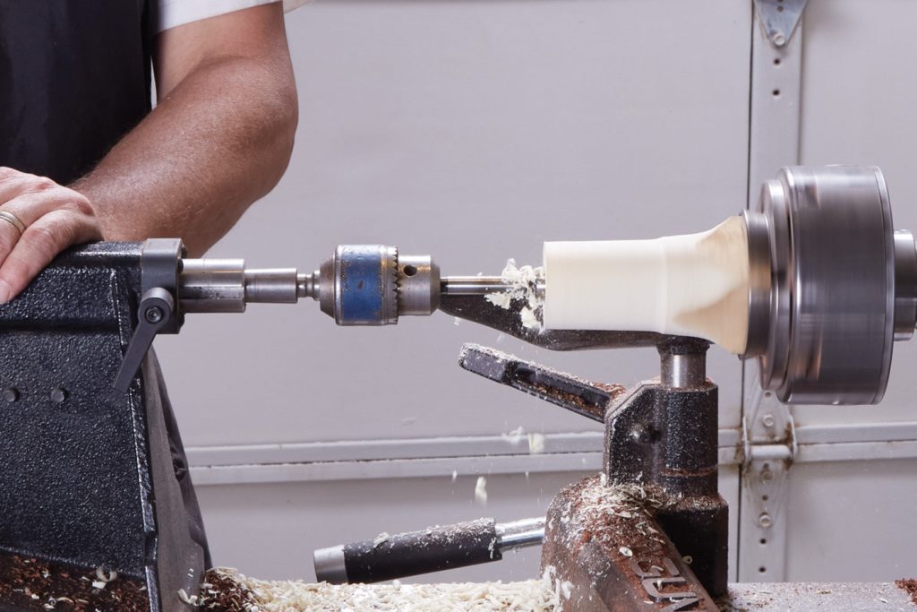 Turned Scoop with Pewter Finial | Popular Woodworking