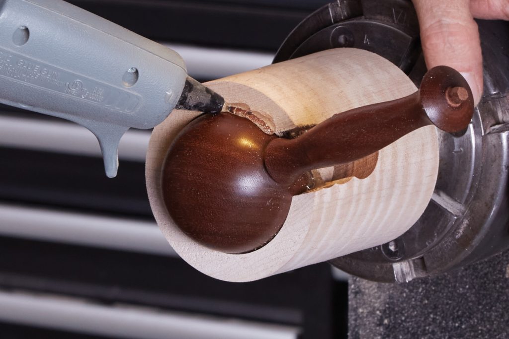 Turned Scoop with Pewter Finial | Popular Woodworking