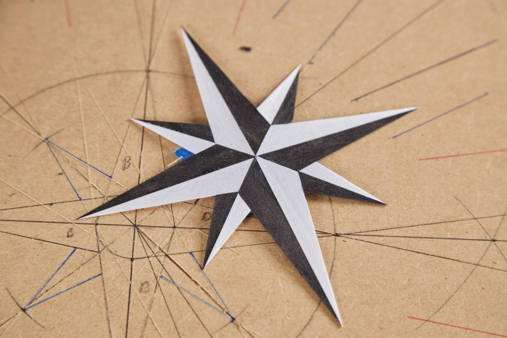 Nautilus Star Veneer Inlay | Popular Woodworking