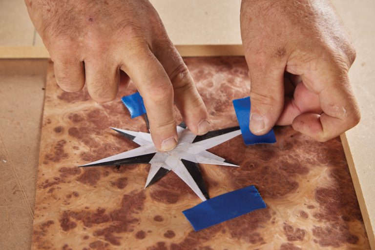 Nautilus Star Veneer Inlay | Popular Woodworking