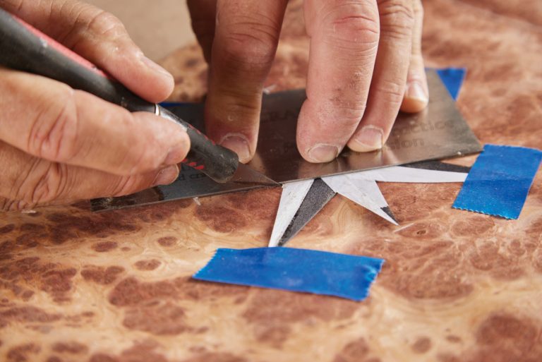 Nautilus Star Veneer Inlay | Popular Woodworking