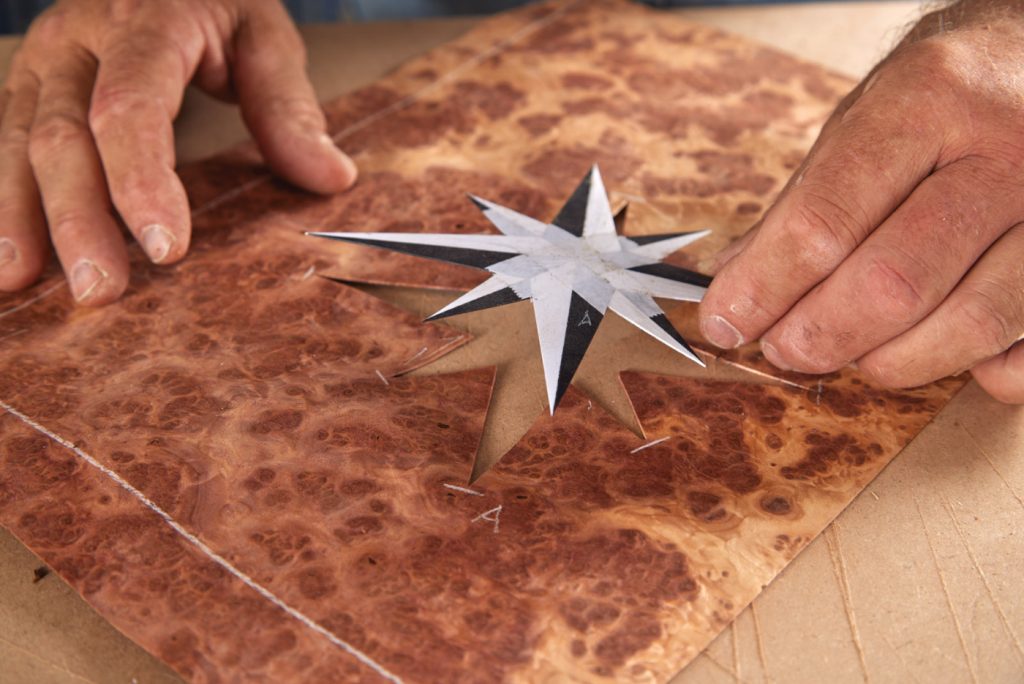 Nautilus Star Veneer Inlay | Popular Woodworking