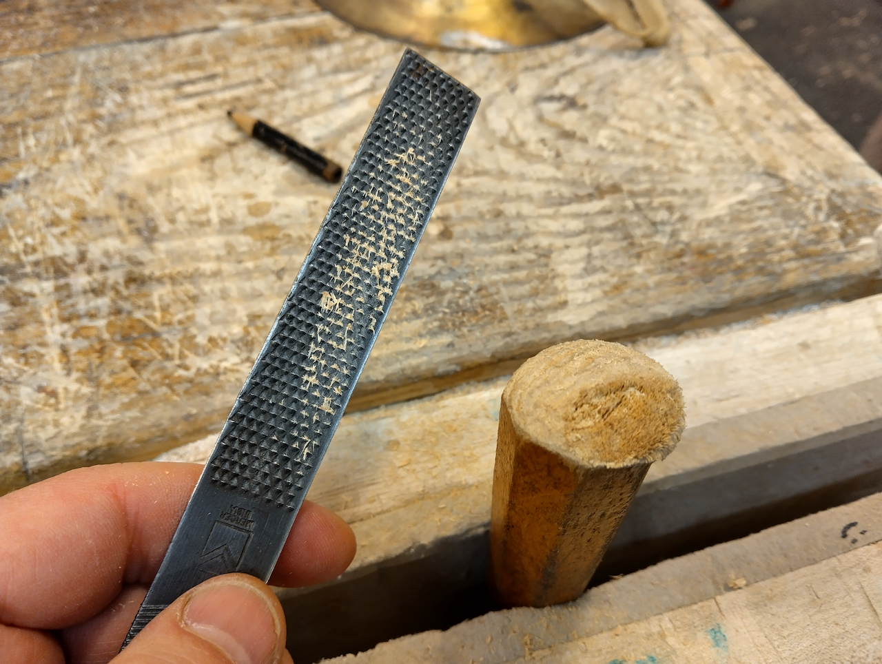 Retrofitting a Chisel’s Broken Plastic Handle with a Wooden One ...