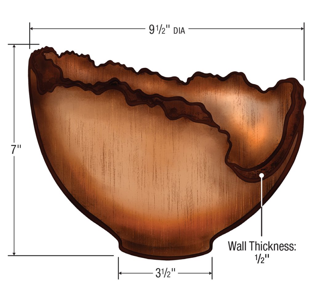 Turn a Live-Edge Bowl | Popular Woodworking