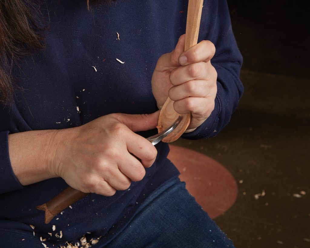 Carving a Spoon | Popular Woodworking