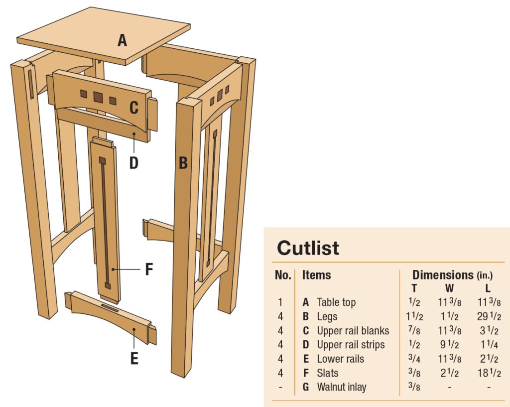 Fern Stand | Popular Woodworking
