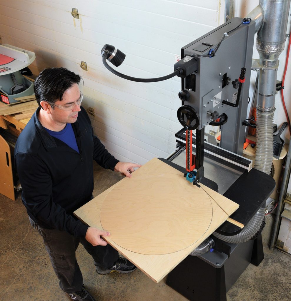Bandsaw Circle Cutting Jig | Popular Woodworking