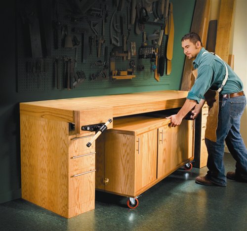 AW Extra - Torsion-Box Workbench and Expandable Assembly Table ...