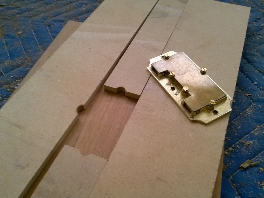 Installing Campaign chest hardware - part 2: A template for the meduim ...