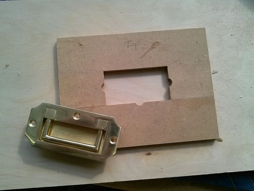 Installing Campaign chest hardware - part 2: A template for the meduim ...