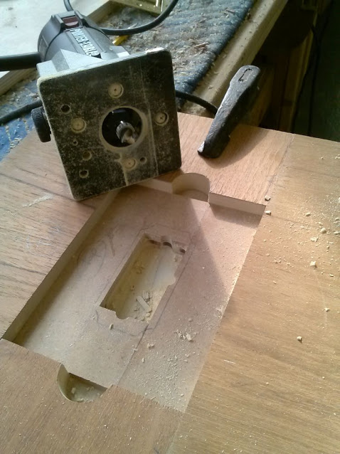 Installing Campaign chest hardware - part 2: A template for the meduim ...