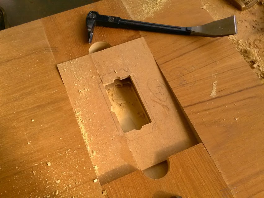 Installing Campaign chest hardware - part 2: A template for the meduim ...