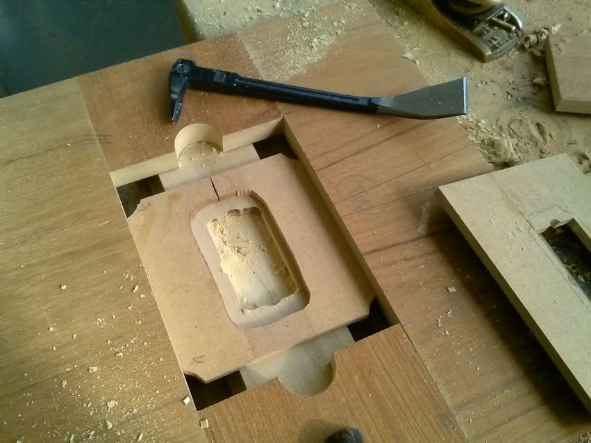 Installing Campaign chest hardware - part 2: A template for the meduim ...