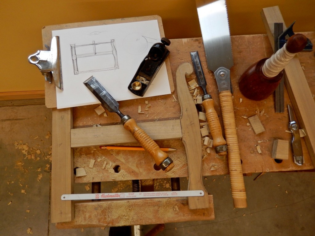 Build a Frame Saw Part 4: Shaping the Arms and Finishing the Project ...