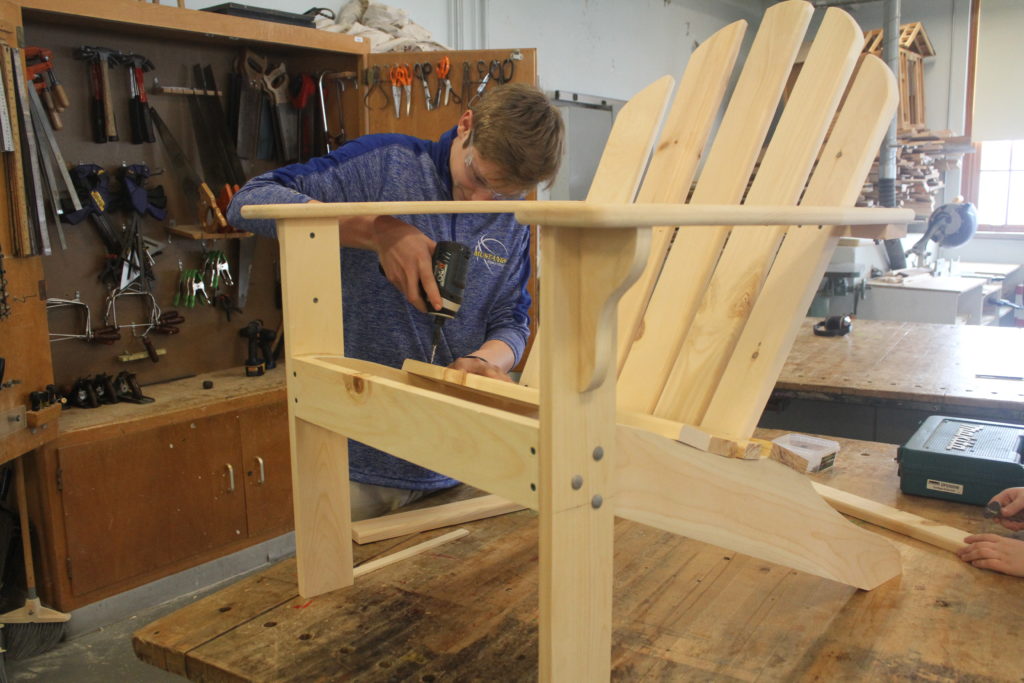 Building Adirondack Chairs in Shop Class | Popular Woodworking