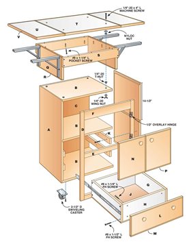AW Extras 4/10/14 - Mobile Outfeed Tables | Popular Woodworking