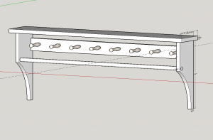 ‘Weekend Pot Rack’ SketchUp Model | Popular Woodworking