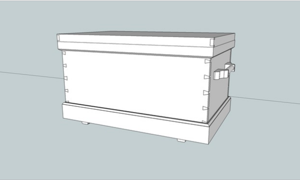 Traveling Tool Chest SketchUp Model | Popular Woodworking