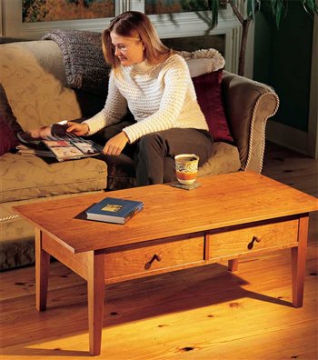 Two-Drawer Coffee Table | Popular Woodworking