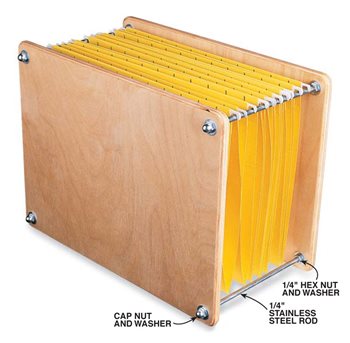 Desktop File Holder | Popular Woodworking