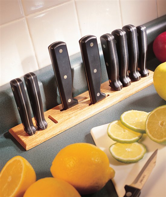 AW Extra 9/13/12 - Countertop Knife Rack | Popular Woodworking