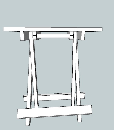 Portuguese Folding Table – SketchUp Model | Popular Woodworking